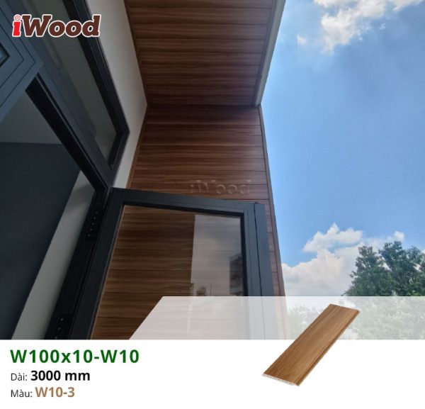 Ốp trang trí tấm ốp iWood W100x10-W10-3 tại Mỹ Tho - iWood.com.vn