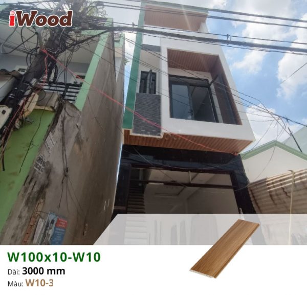 Ốp trang trí tấm ốp iWood W100x10-W10-3 tại Mỹ Tho - iWood.com.vn