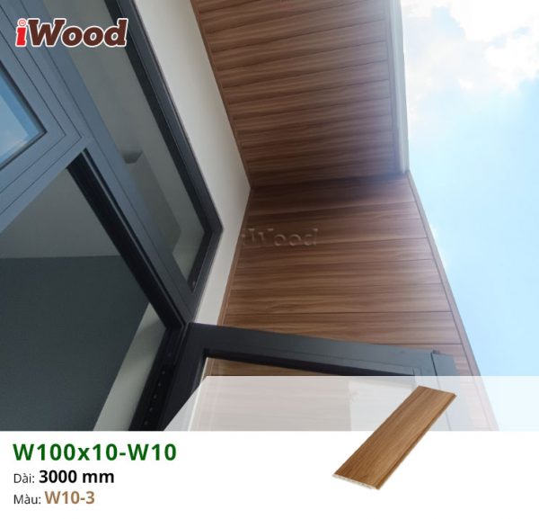 Ốp trang trí tấm ốp iWood W100x10-W10-3 tại Mỹ Tho - iWood.com.vn
