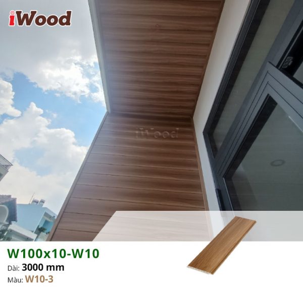 Ốp trang trí tấm ốp iWood W100x10-W10-3 tại Mỹ Tho - iWood.com.vn