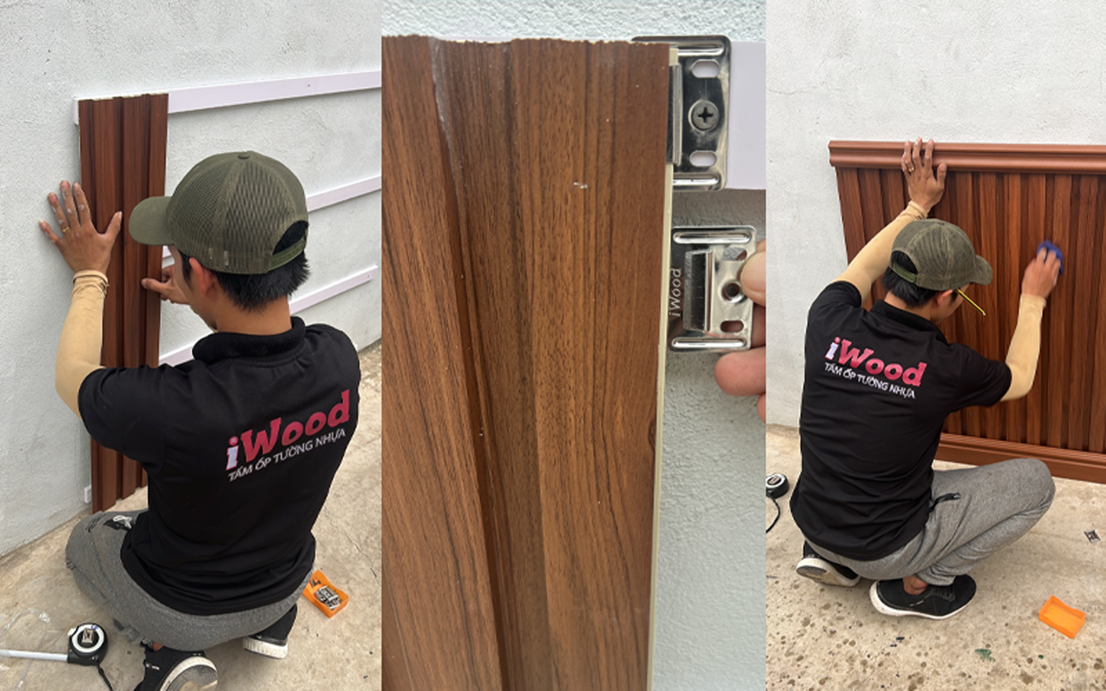 Video thi công tấm lam sóng trên khung xương đà nhựa - iWood.com.vn